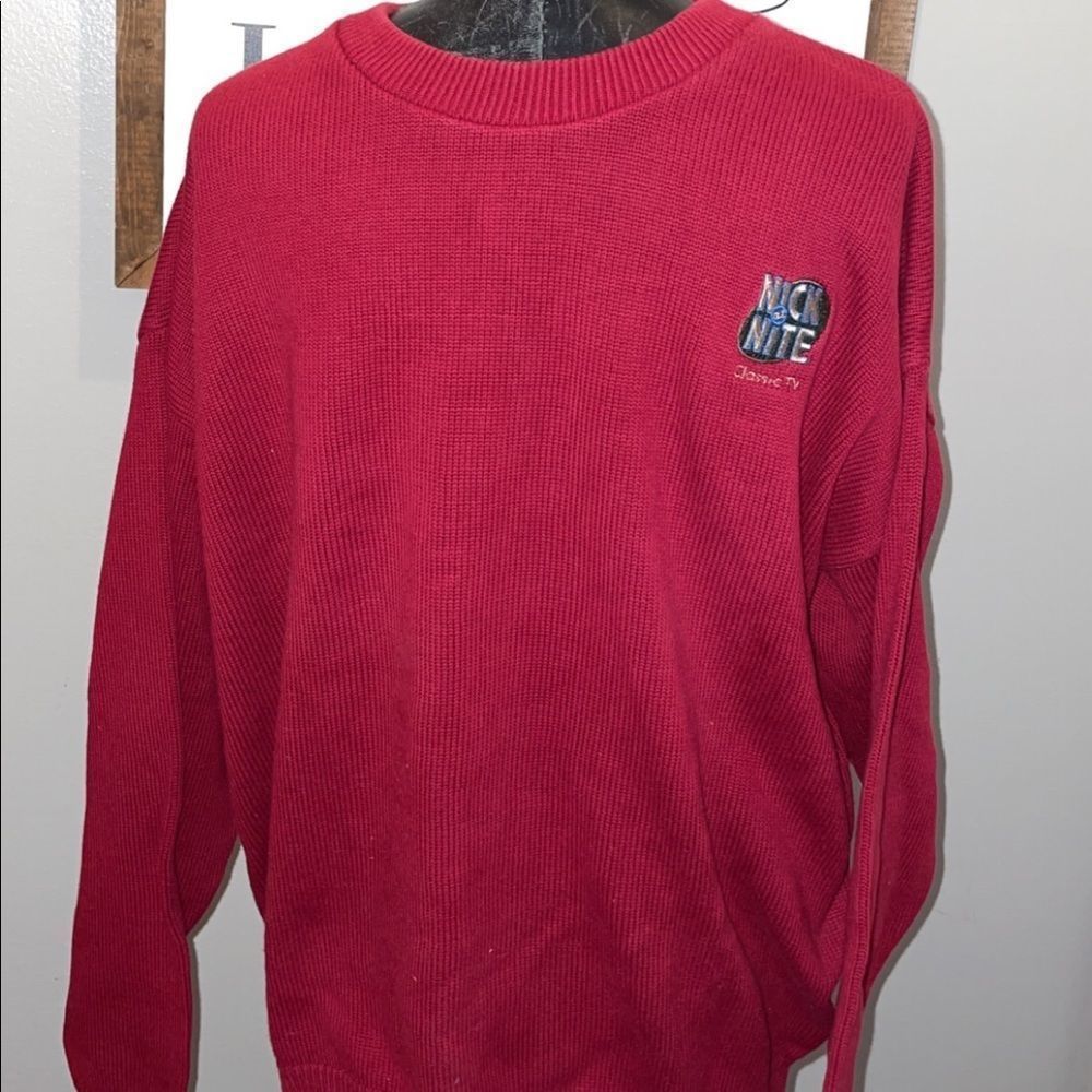 Mens Vintage Nick At Night Sweater Made In The Usa - Gem